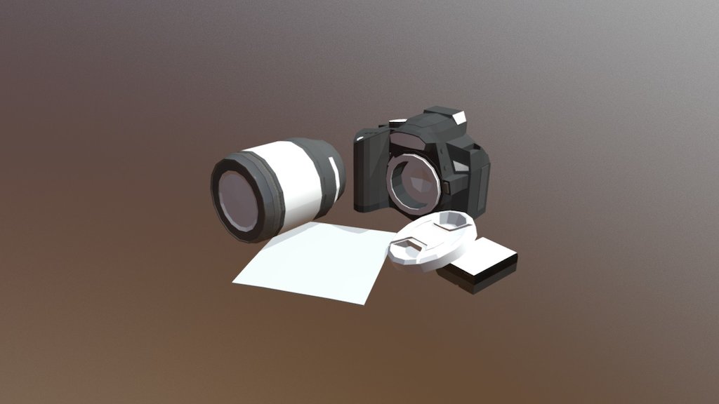 Nikon D3200 - 3D model by jadevo [c7222ca] - Sketchfab