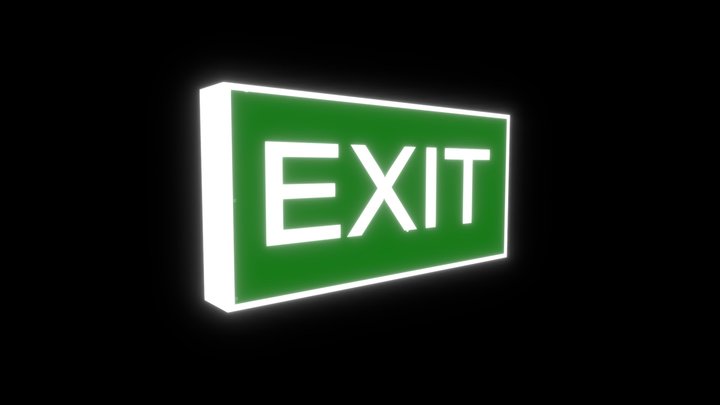 Emergency-exit 3D models - Sketchfab