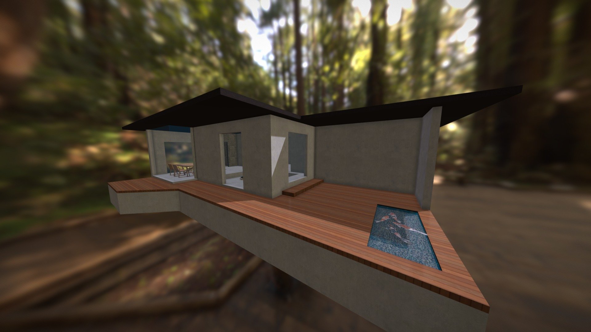 ZEN house - 3D model by Banpatri.Lungban [c722a84] - Sketchfab