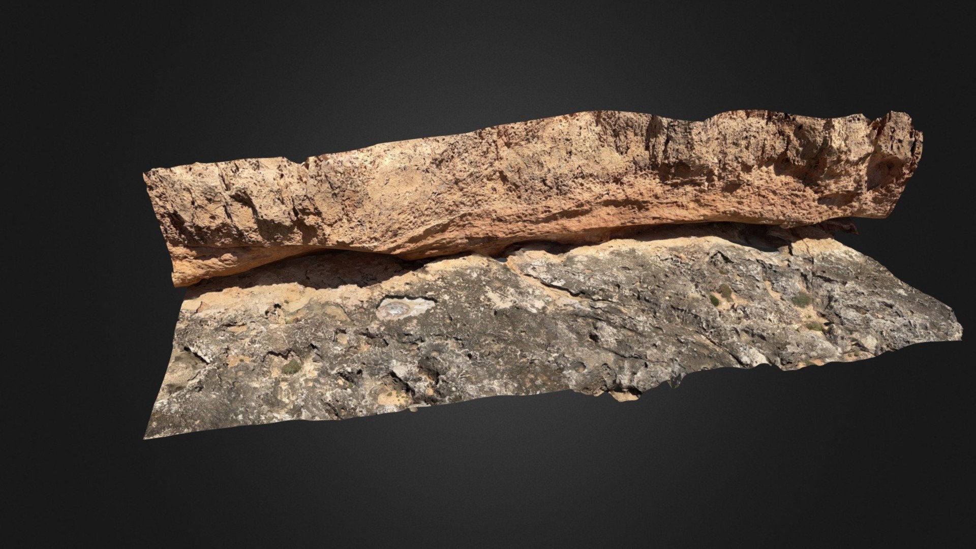 Wave Cut platform & Notch. Cala Pi, Mallorca. - Download Free 3D model ...
