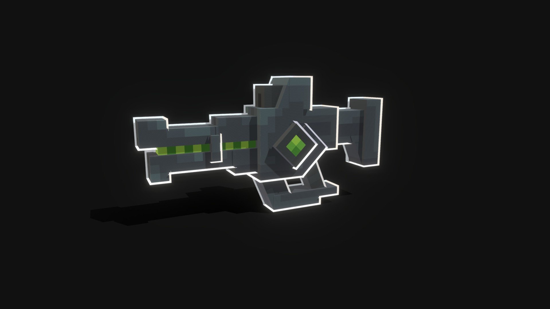 Laser Gun - 3D model by Nyux xi (@Nyuxxi) [c723edb] - Sketchfab