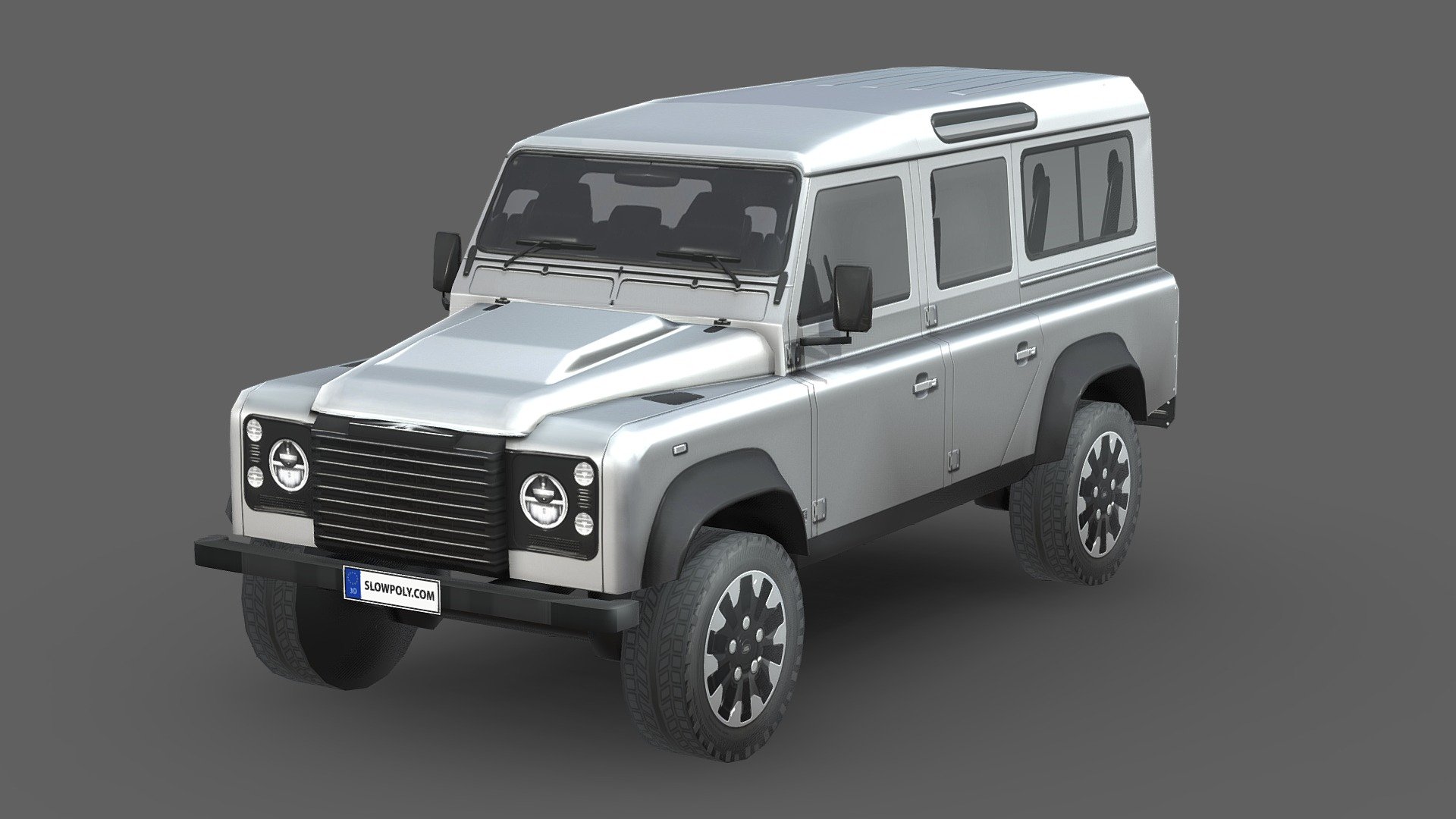 Land Rover Defender Works V8 4-door 2018 - Buy Royalty Free 3D model by ...