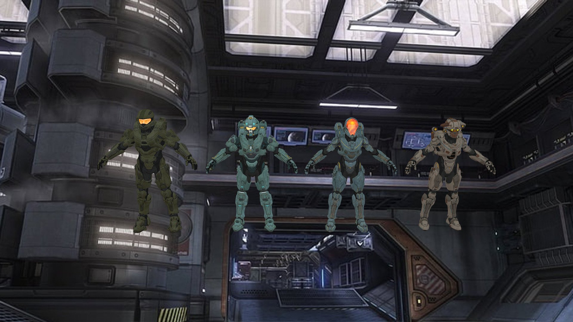 Characters>Halo 5>Spartans>Blue Team - Download Free 3D model by ...
