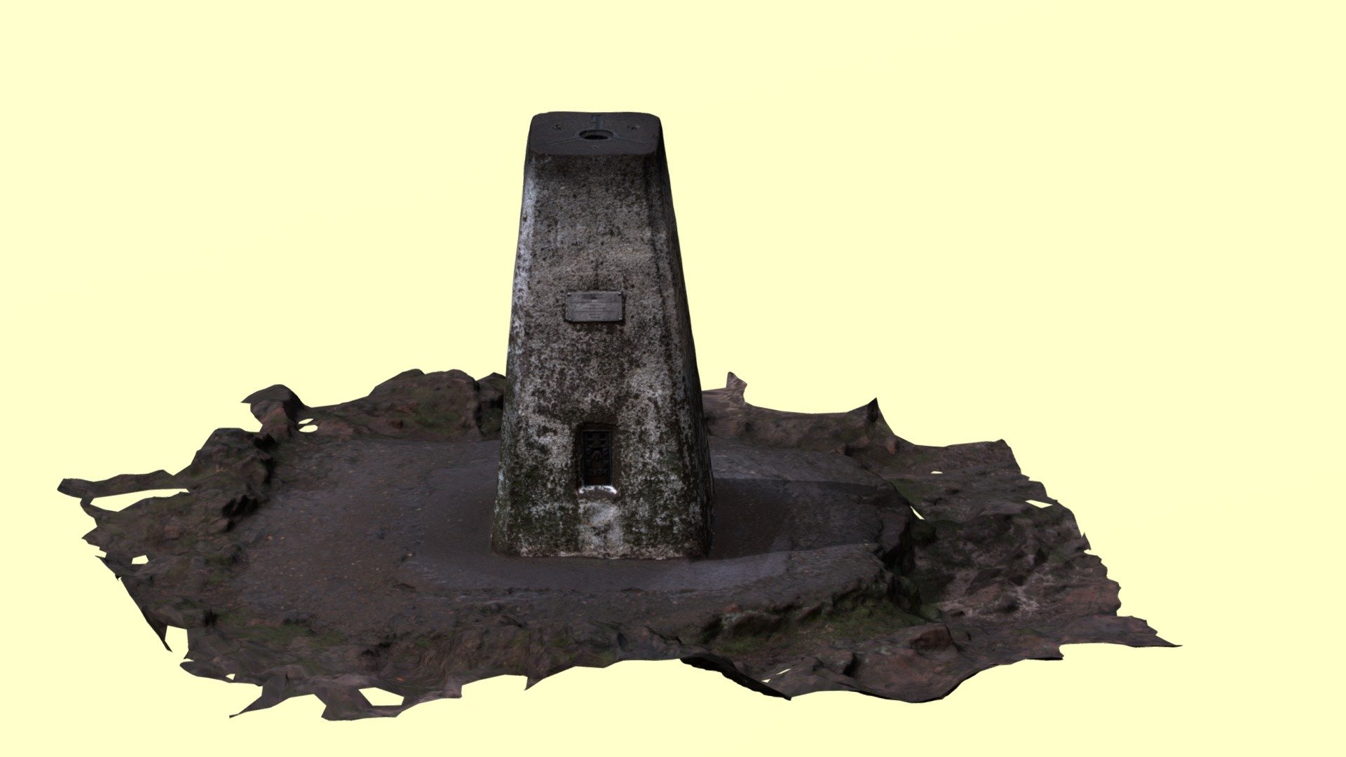 Malvern Hills Trig Point - 3D model by TooManyLegBones [c72997a ...