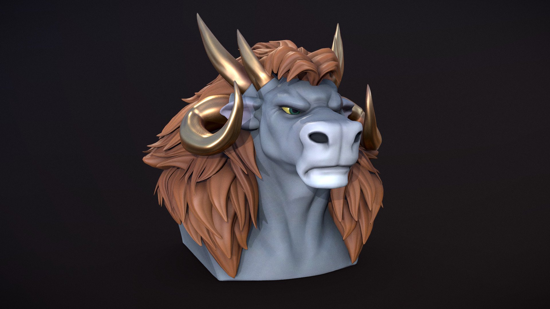 Gaur - 3D model by alexcorbini [c72acb6] - Sketchfab