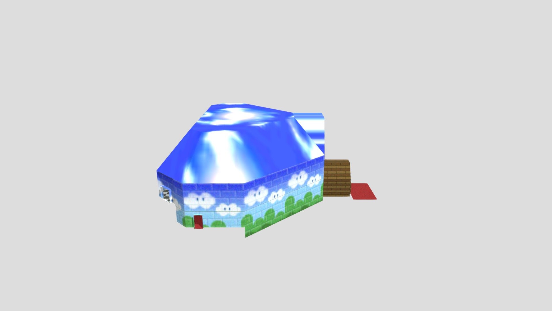 Nintendo 64 - Super Mario 64 - Peachs Castle 1F - Download Free 3D ...