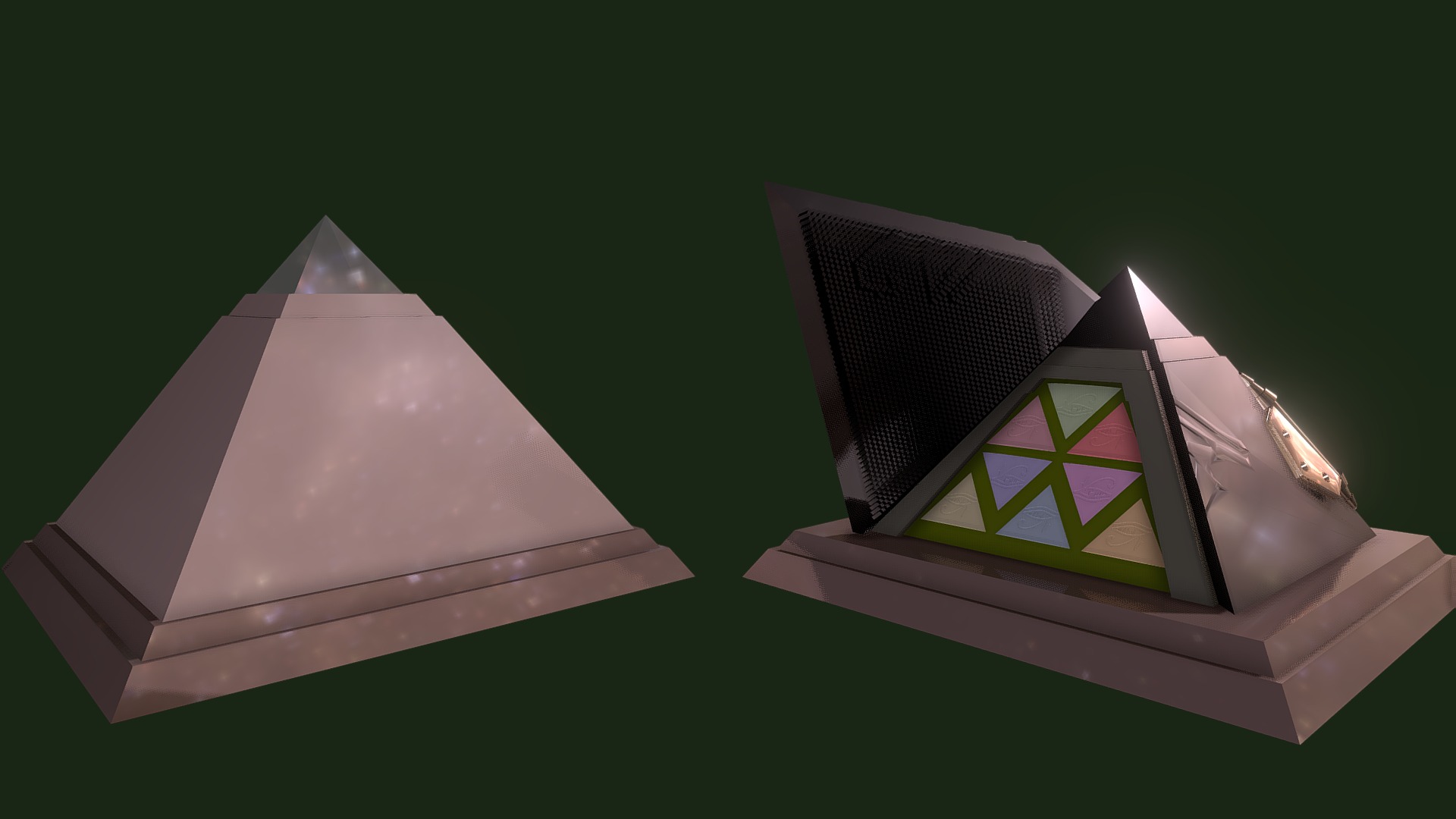 Illuminati Makeup Pallet - 3D model by parnmkie [c72e3eb] - Sketchfab