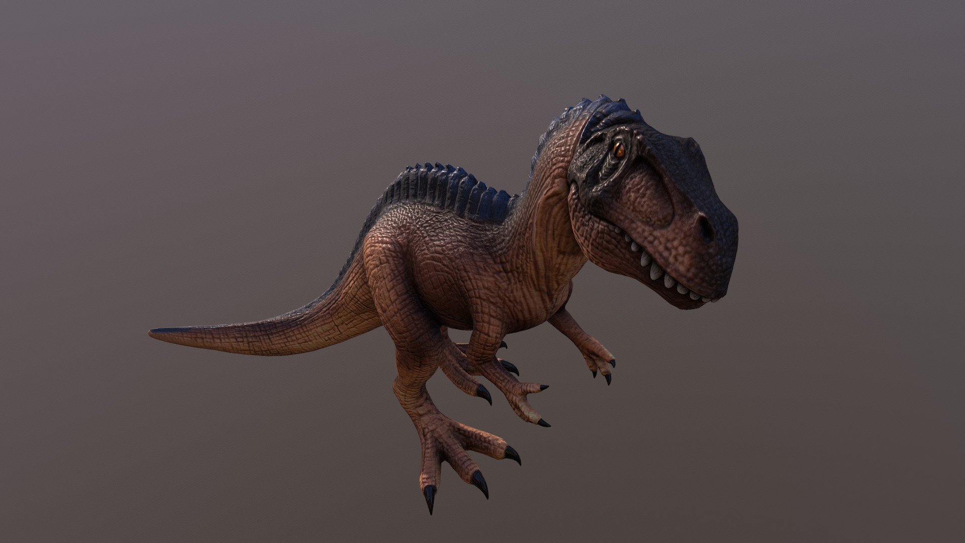 Dinosaur Acrocanthosaurus - 3D model by Arvify [c72e9eb] - Sketchfab