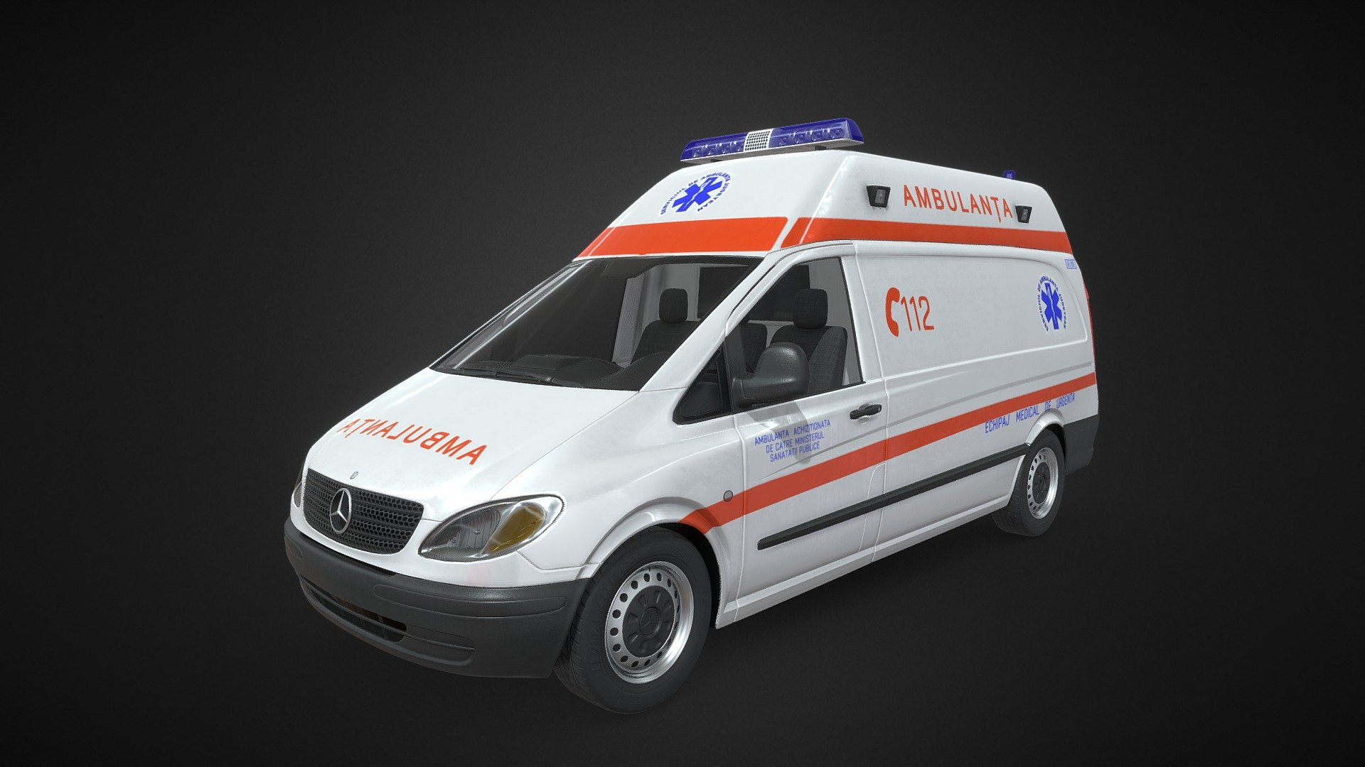 Mercedes Vito Ambulanta - Download Free 3D model by solid3DDD [c72f3a8 ...