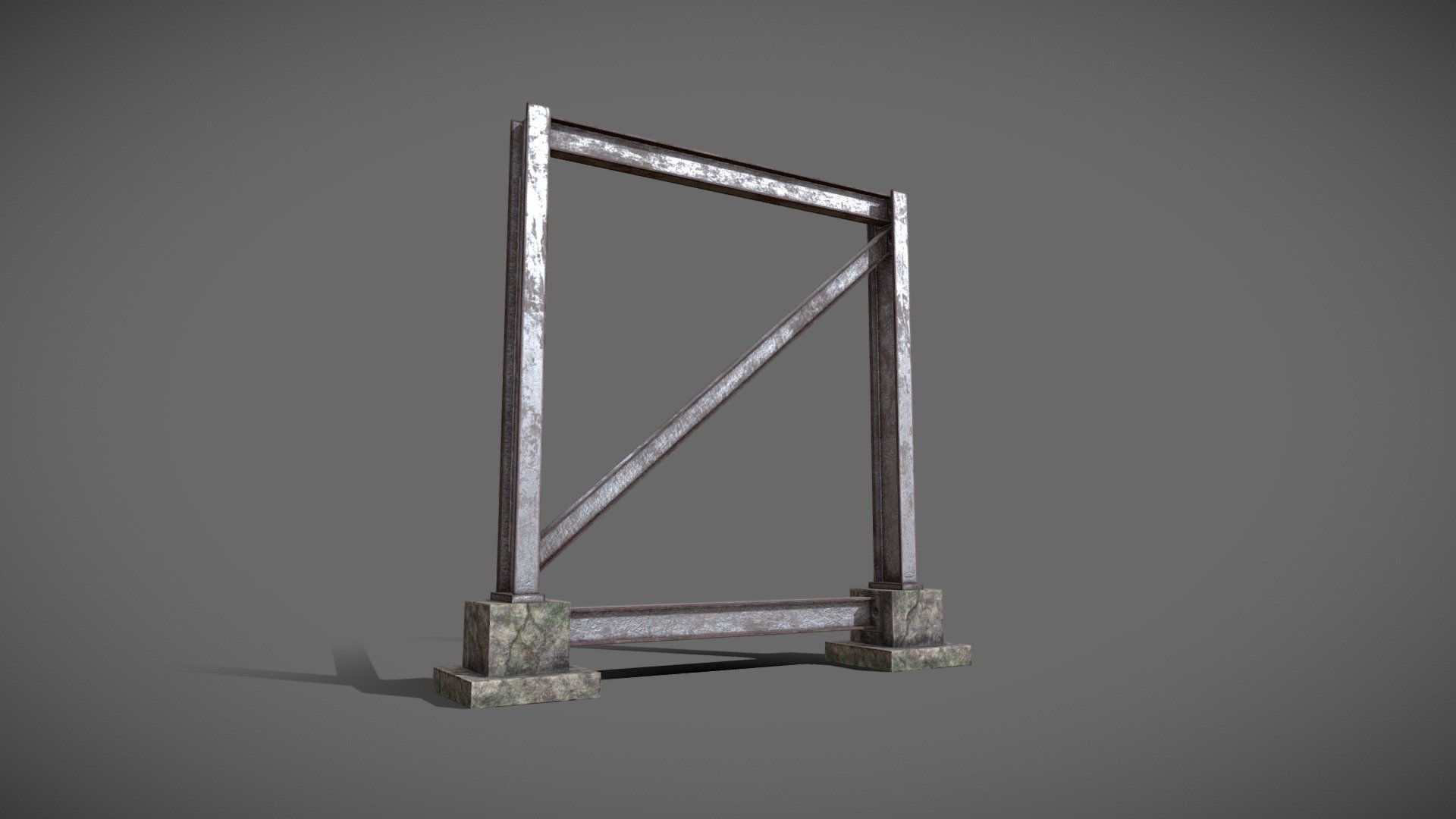 Construction steel beam 2 - Download Free 3D model by assetfactory ...