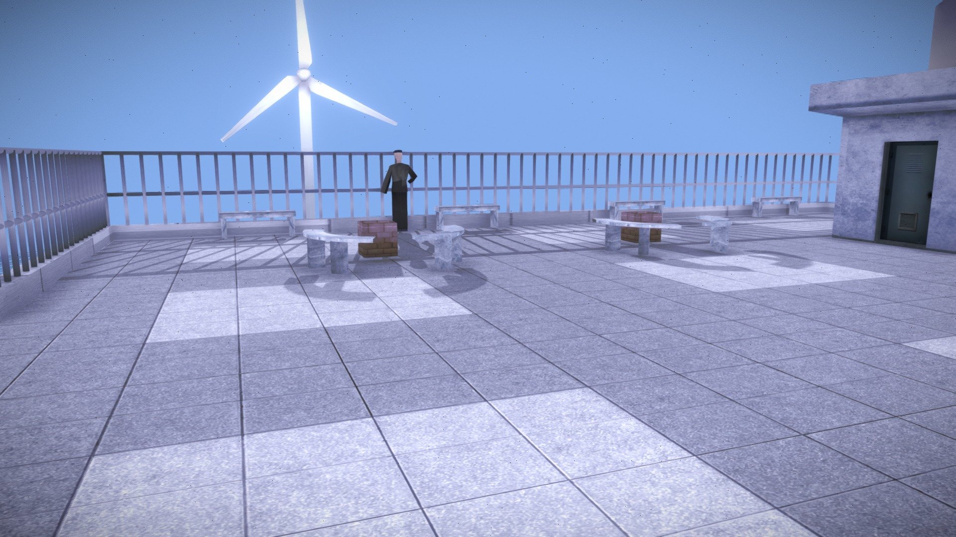 School Rooftop - Download Free 3D model by clonekrakein [c732045 ...