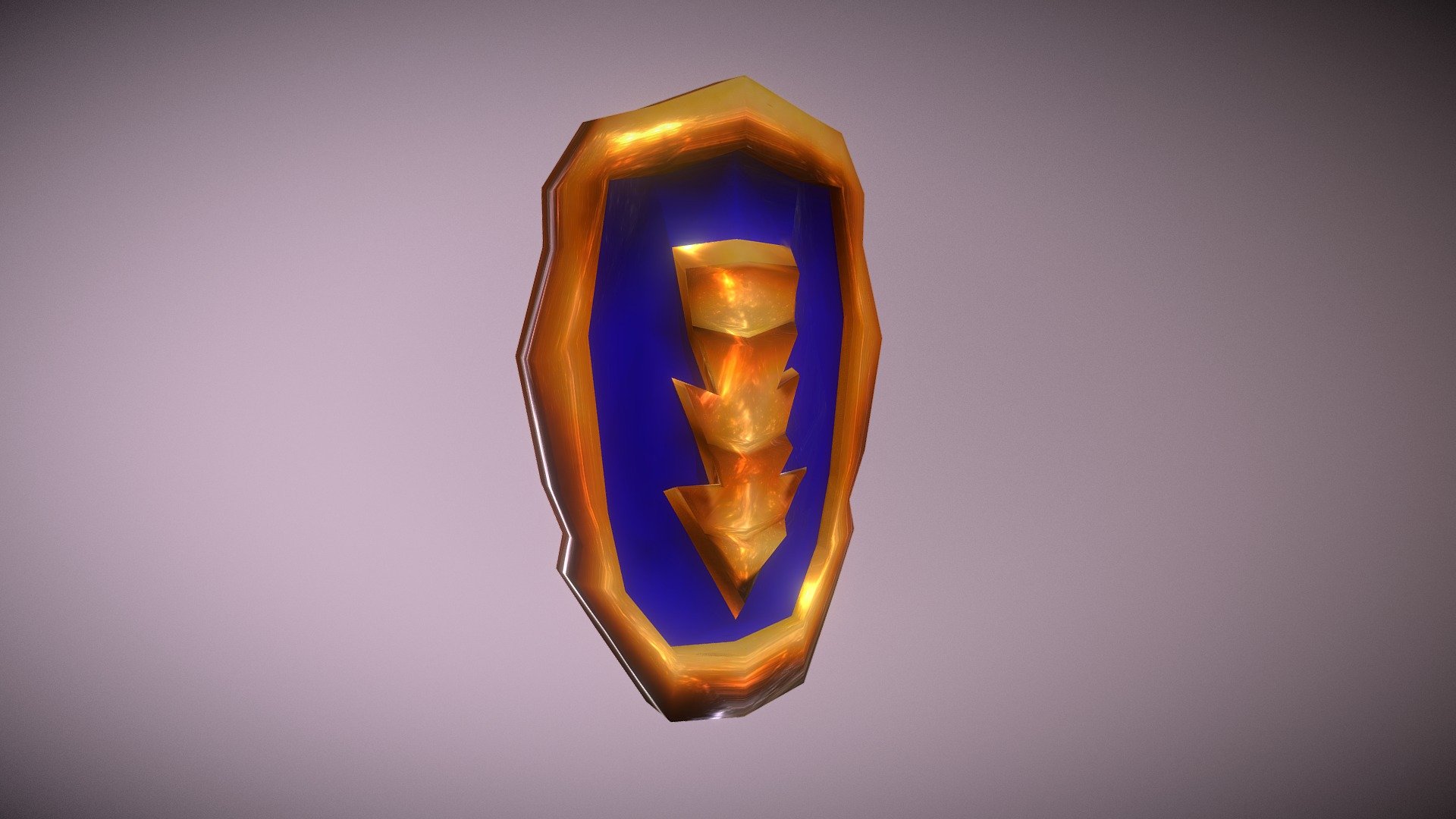 Low Poly Shield - 3D model by chow.herbert [c73251d] - Sketchfab