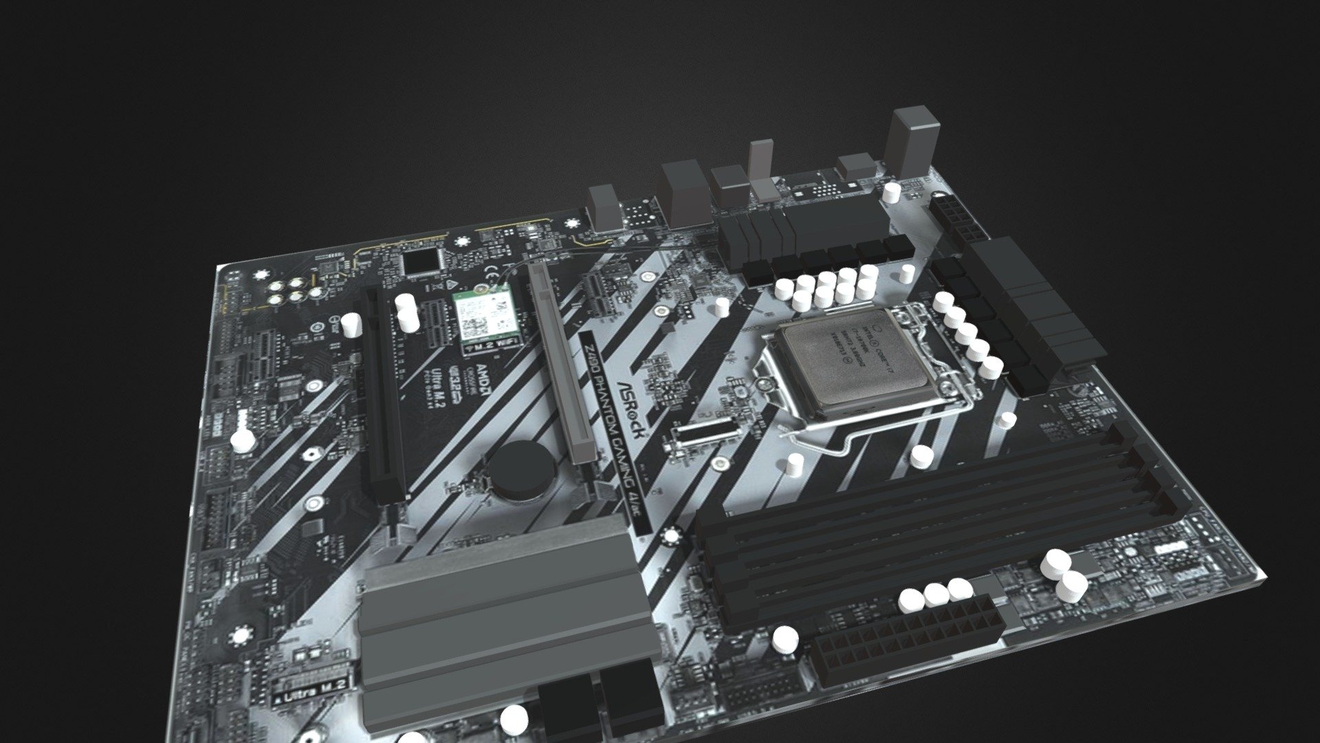 MotherBoard - 3D model by jeonkikik [c7328df] - Sketchfab