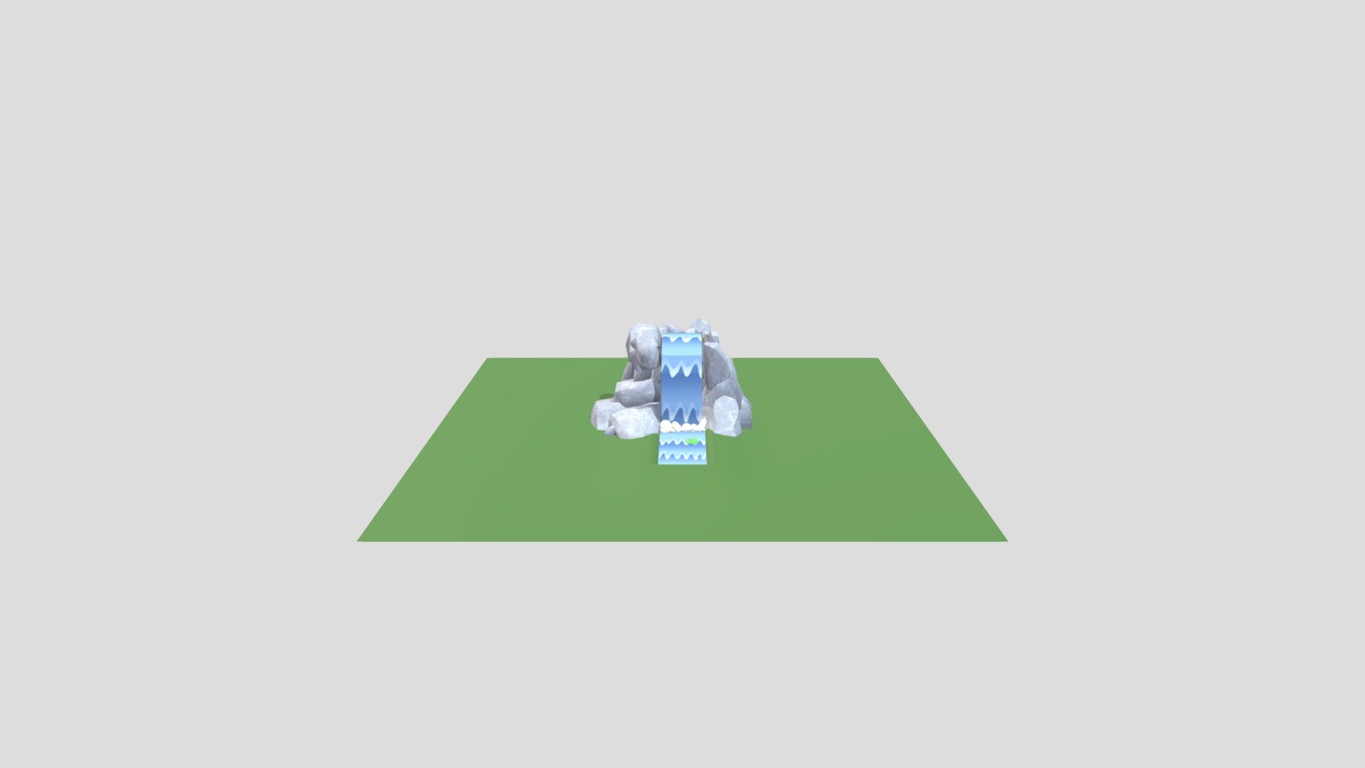 newwaterfall for gtlf - 3D model by Resanimatons [c733833] - Sketchfab