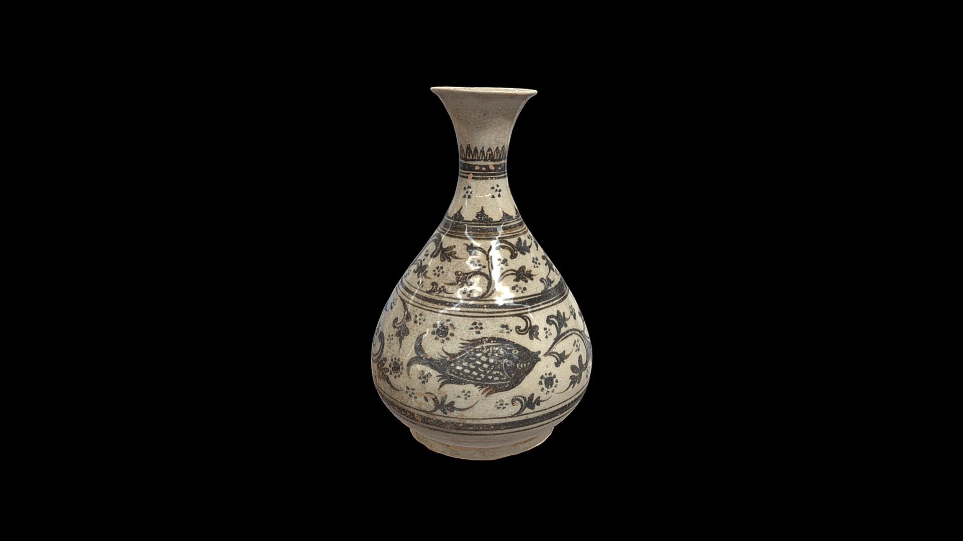 Kalong Vase 14th-16th C Ce - Download Free 3D model by None (@cyberdan ...