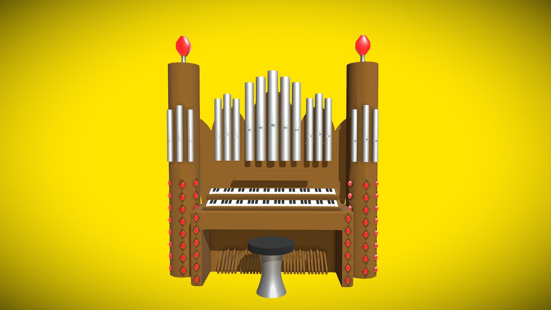 Organ - 3D model by FlameKitty [c734d59] - Sketchfab