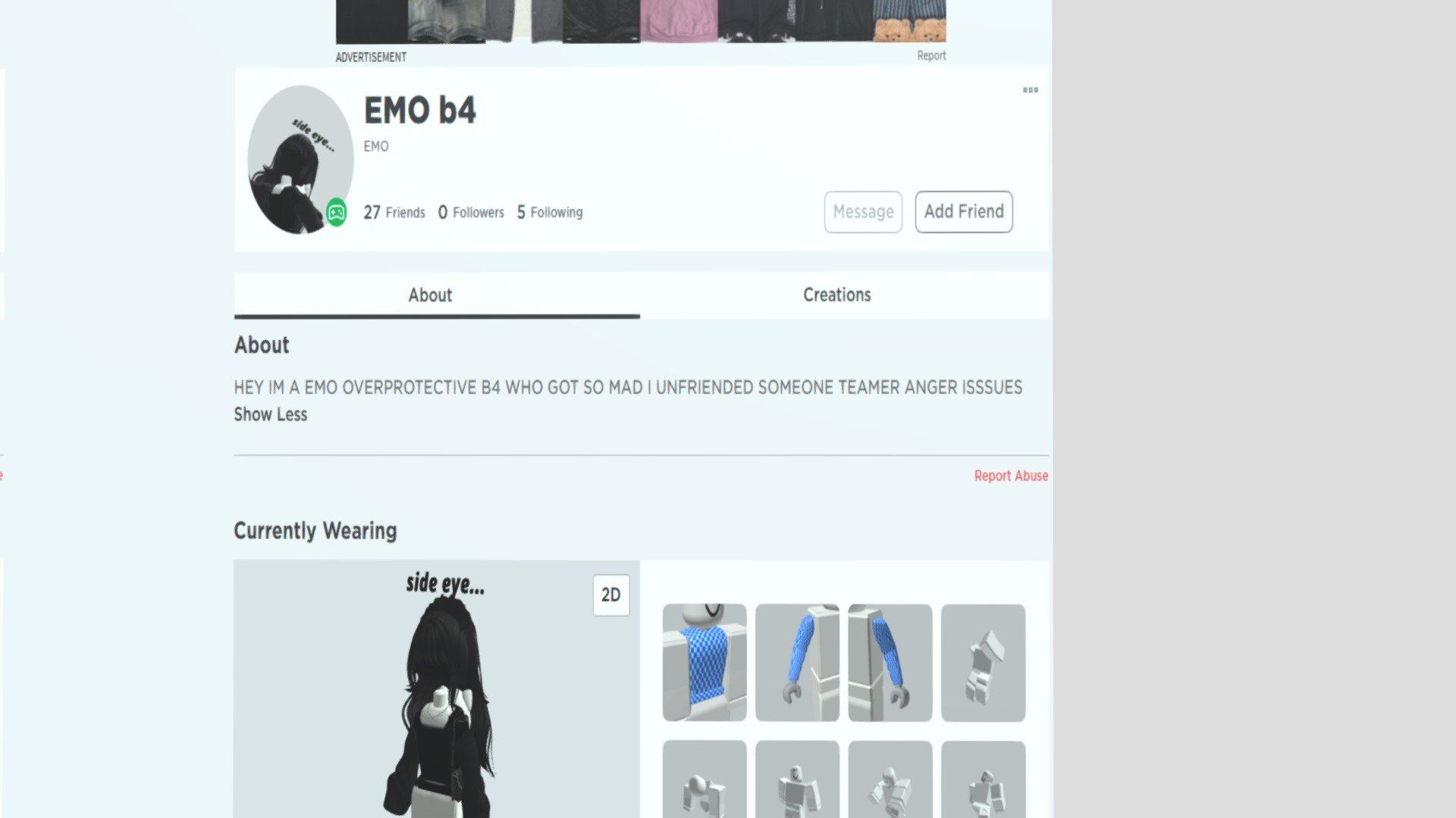stella is emo?! - 3D model by ScaryCartoonCatAndDog [c73549e] - Sketchfab