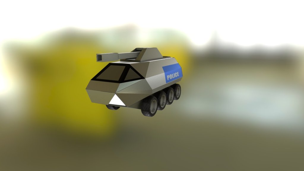 Scifi Laser Tanks 1 - 3D model by Angel Ayala (@angelayala) [c735dcf ...