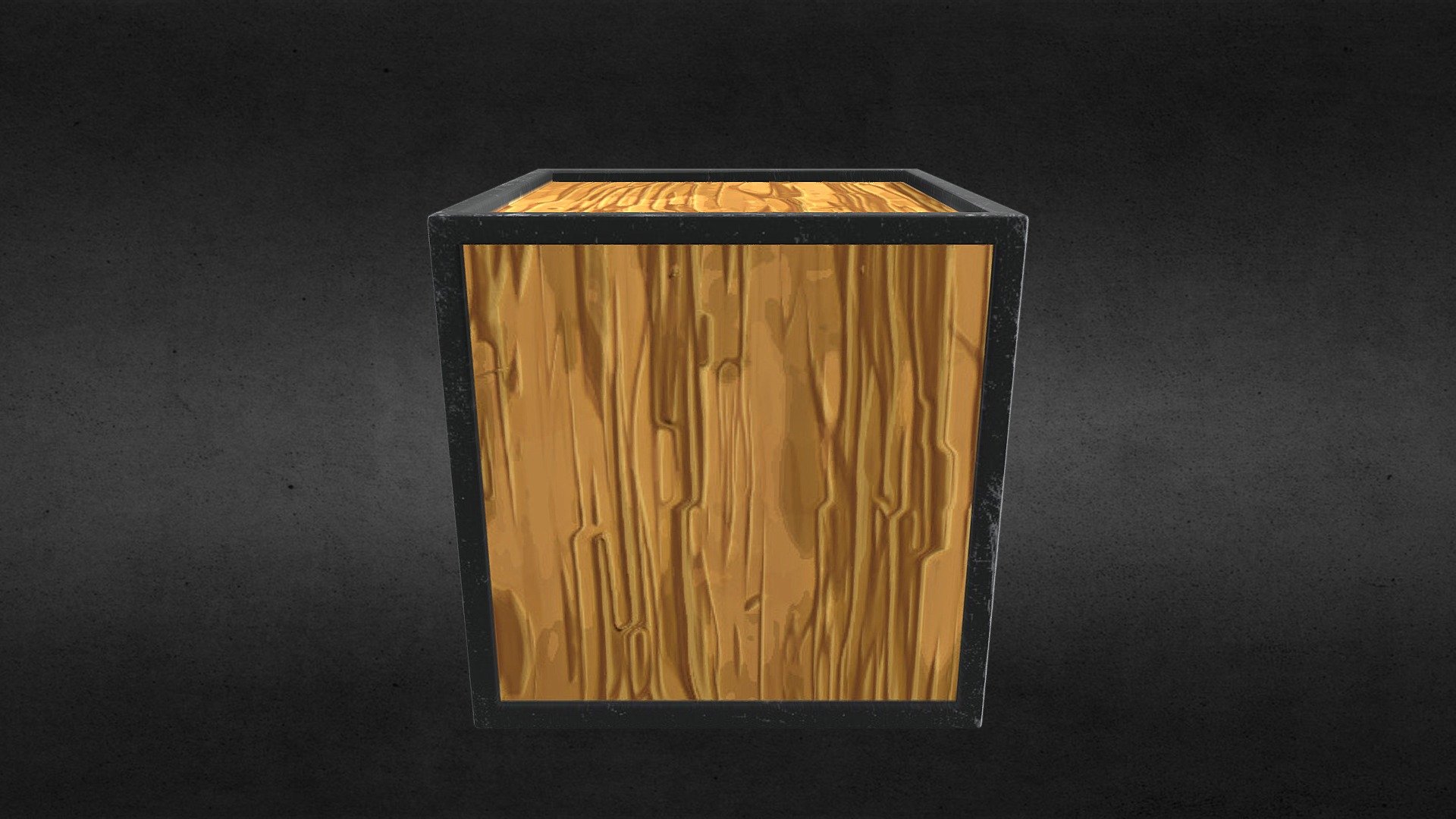Wooden Crate Basic 1m x 1m - Download Free 3D model by Daer_ [c7376f6 ...