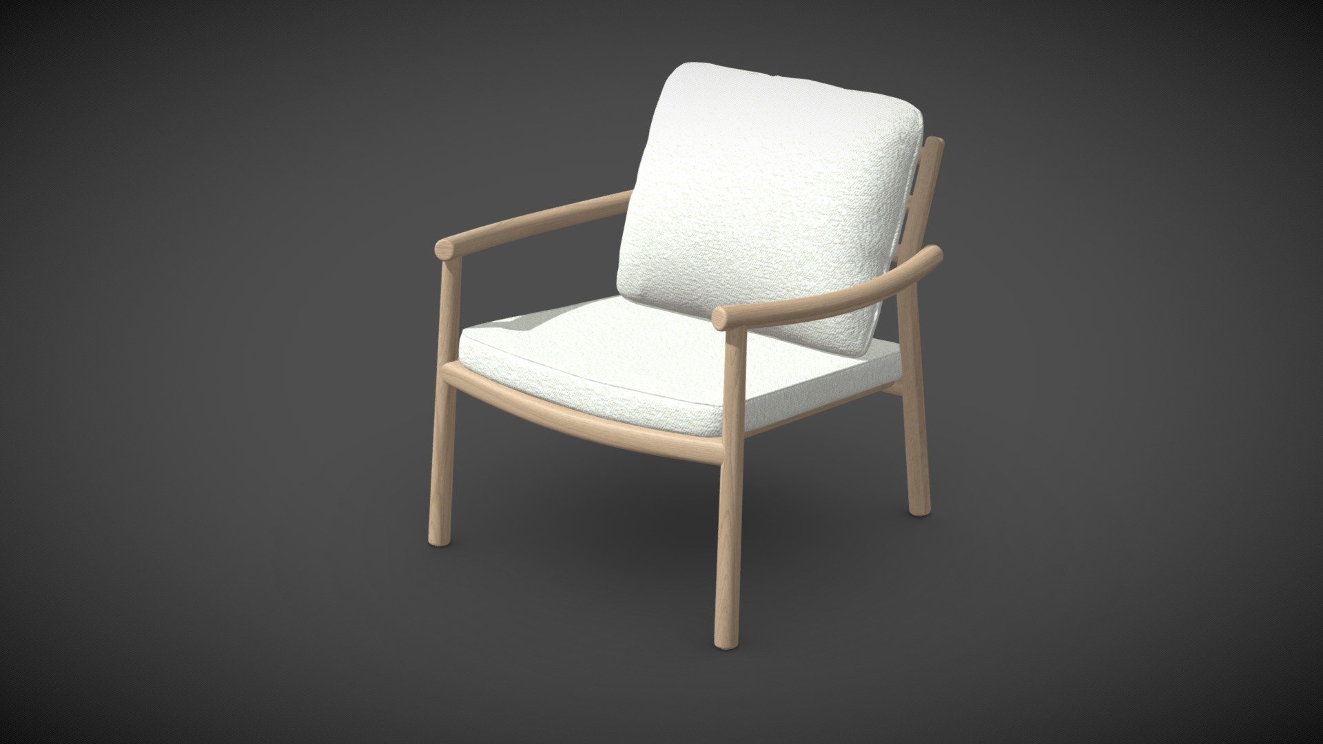 UKIYO Lounge Chair by TRIBÙ - 3D model by Devran3D [c738327] - Sketchfab