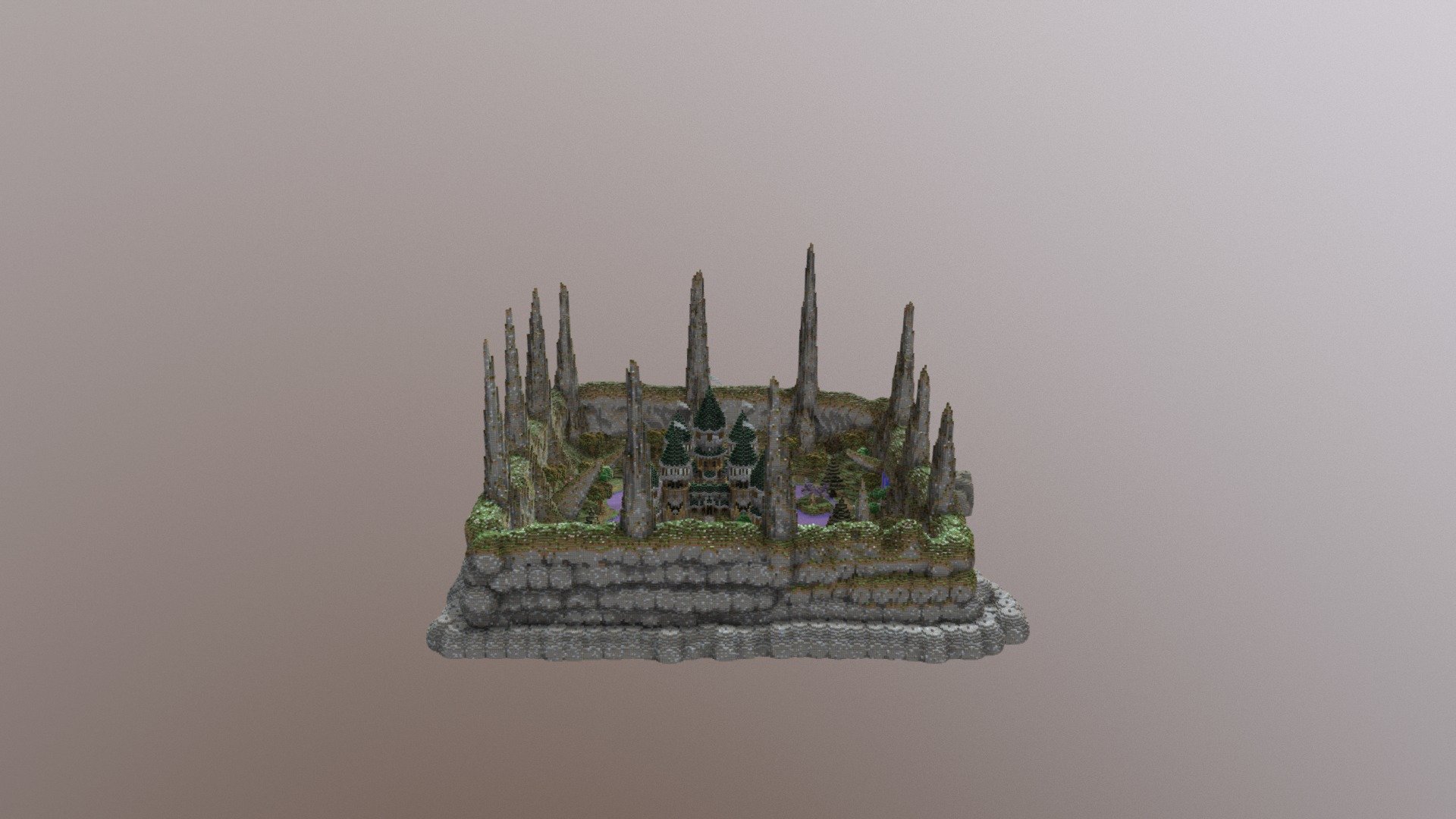 KitPvP Spawn & Map - Castle - 3D model by SlothBucket (@bucketofsloths) [c7385a9] - Sketchfab