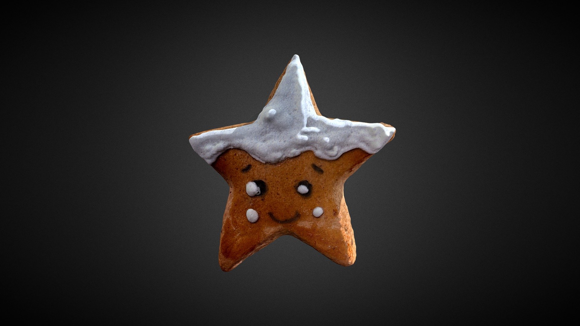 Gingerbread Star (white) - Buy Royalty Free 3D model by redline3678 ...