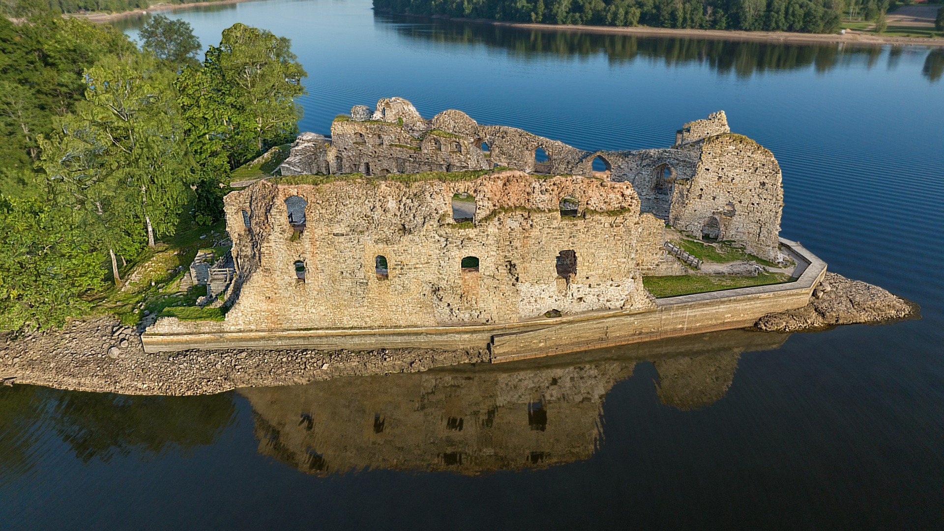 Koknese Castle Ruins photogrammetry - 3D model by Saulius.Zaura ...