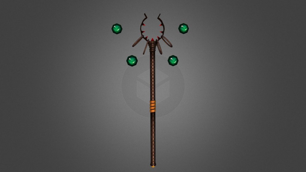 Staff - 3D model by alejandro_delafuente [c73b755] - Sketchfab