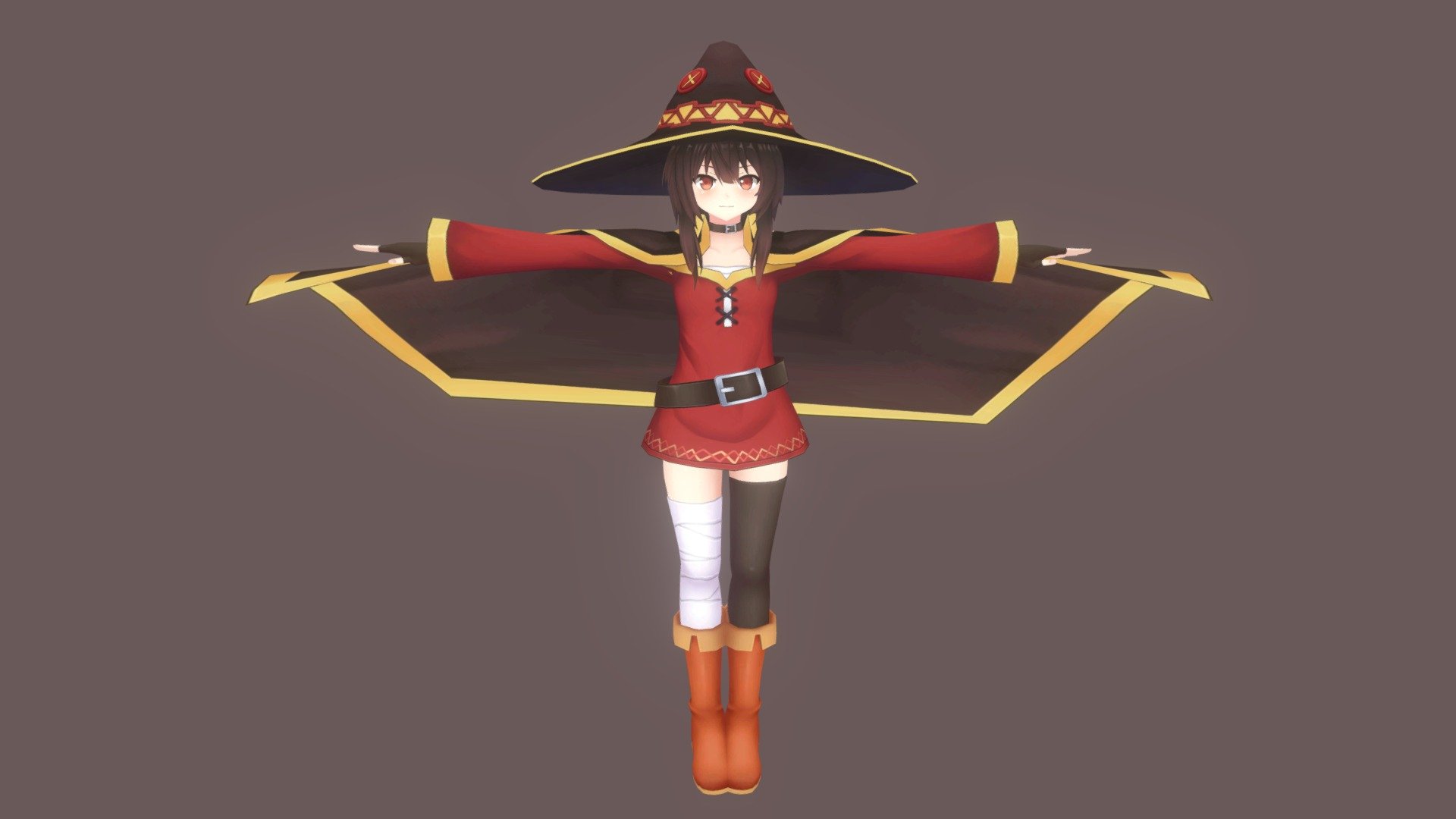 Megumin - 3D model by Vormix_Sv [c73c715] - Sketchfab