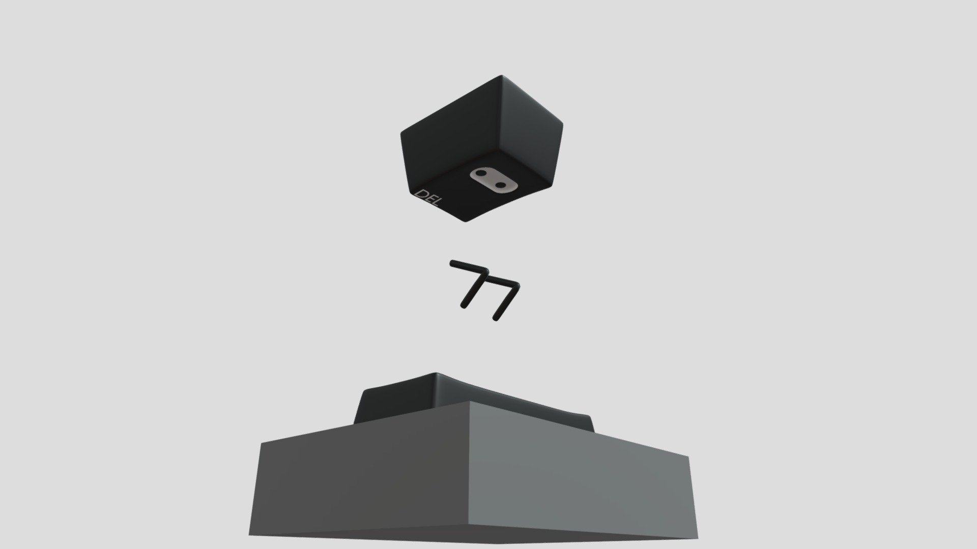 key board animation - 3D model by KraftKatStudio [c73db11] - Sketchfab