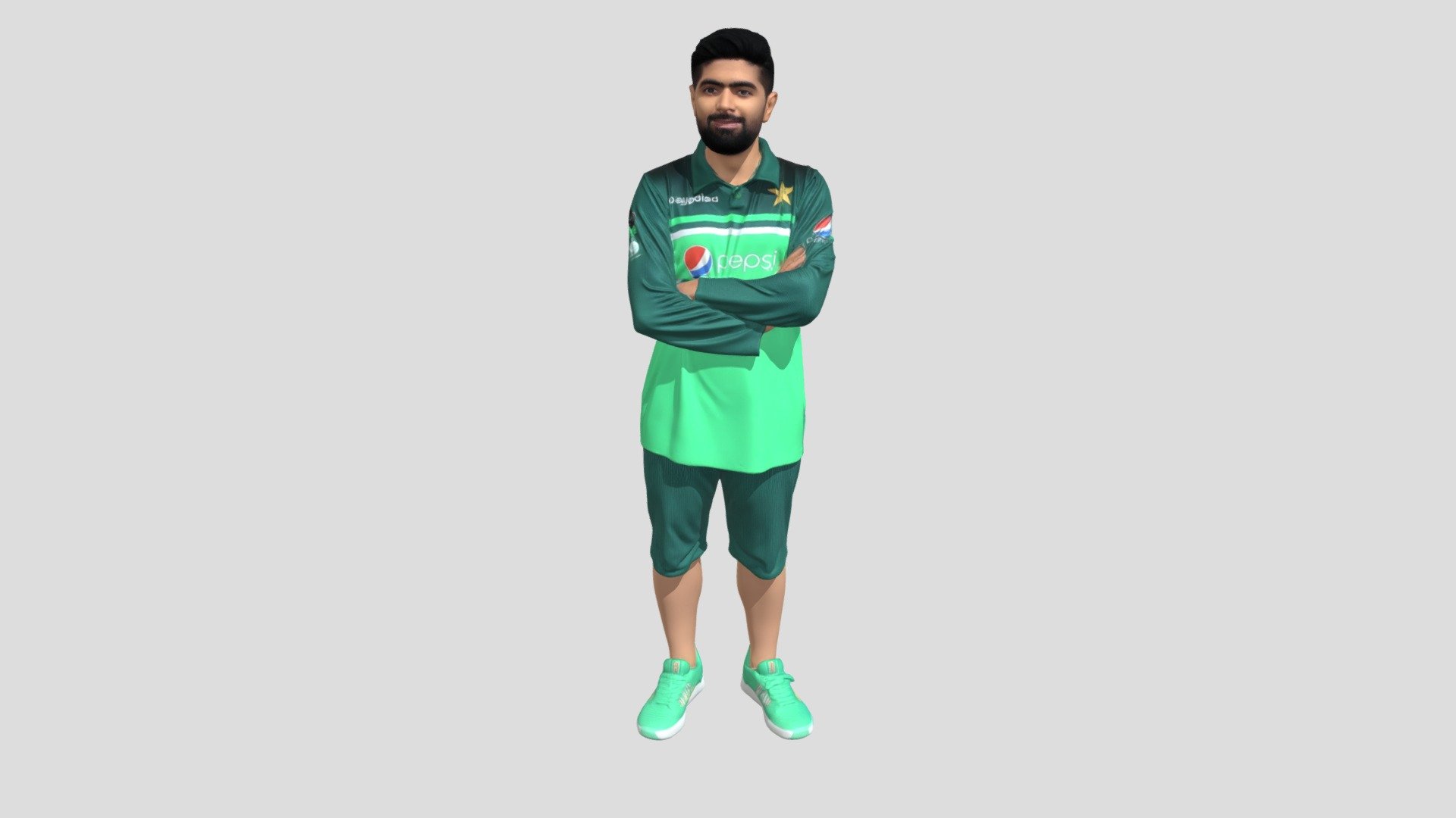 Babar Azam full testing 3d 4k - 3D model by nauraizbabar26 [c73f4cd ...