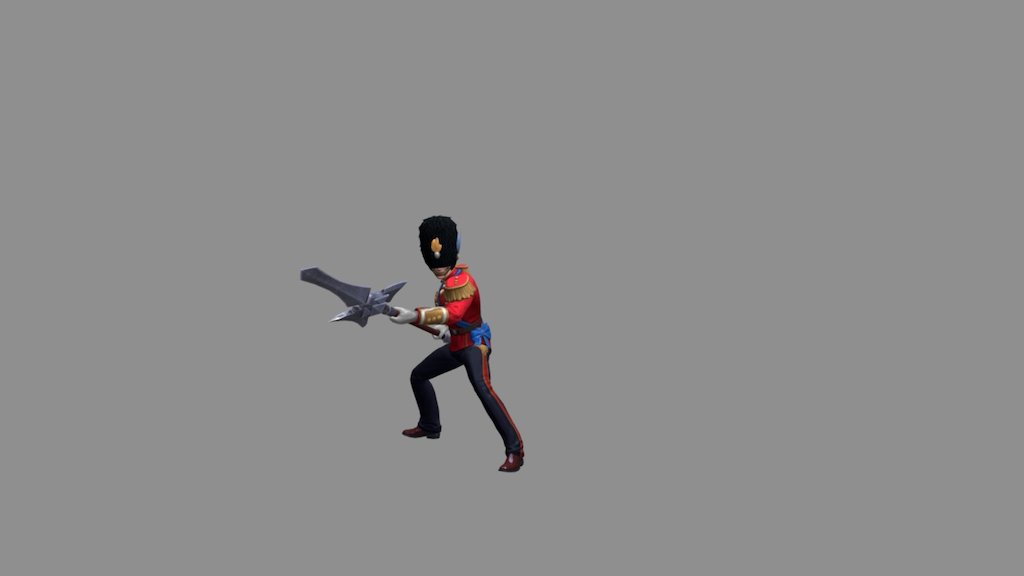 Erlangshen Skin 3 Rig Combat Idle Animations 3d Model By Nvixen