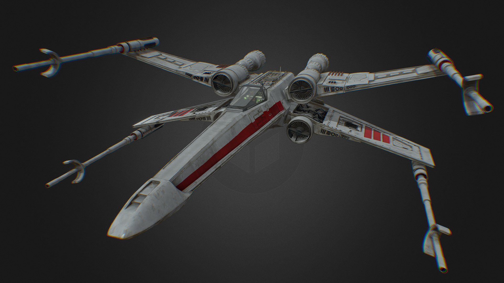 Star Wars: X-Wing Fighter - 3D model by EnriquePBart [c742193] - Sketchfab