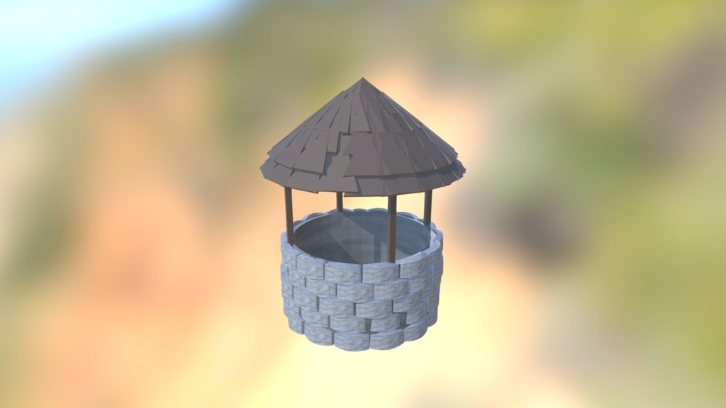 Low poly well - 3D model by PolyLama [c7429f6] - Sketchfab