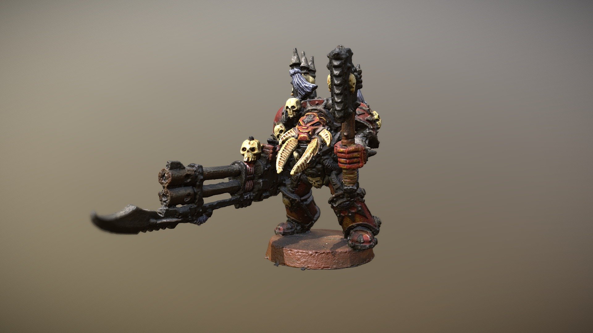 Khorne Chaos Terminator - 3D model by koenig_eisen [c747987] - Sketchfab