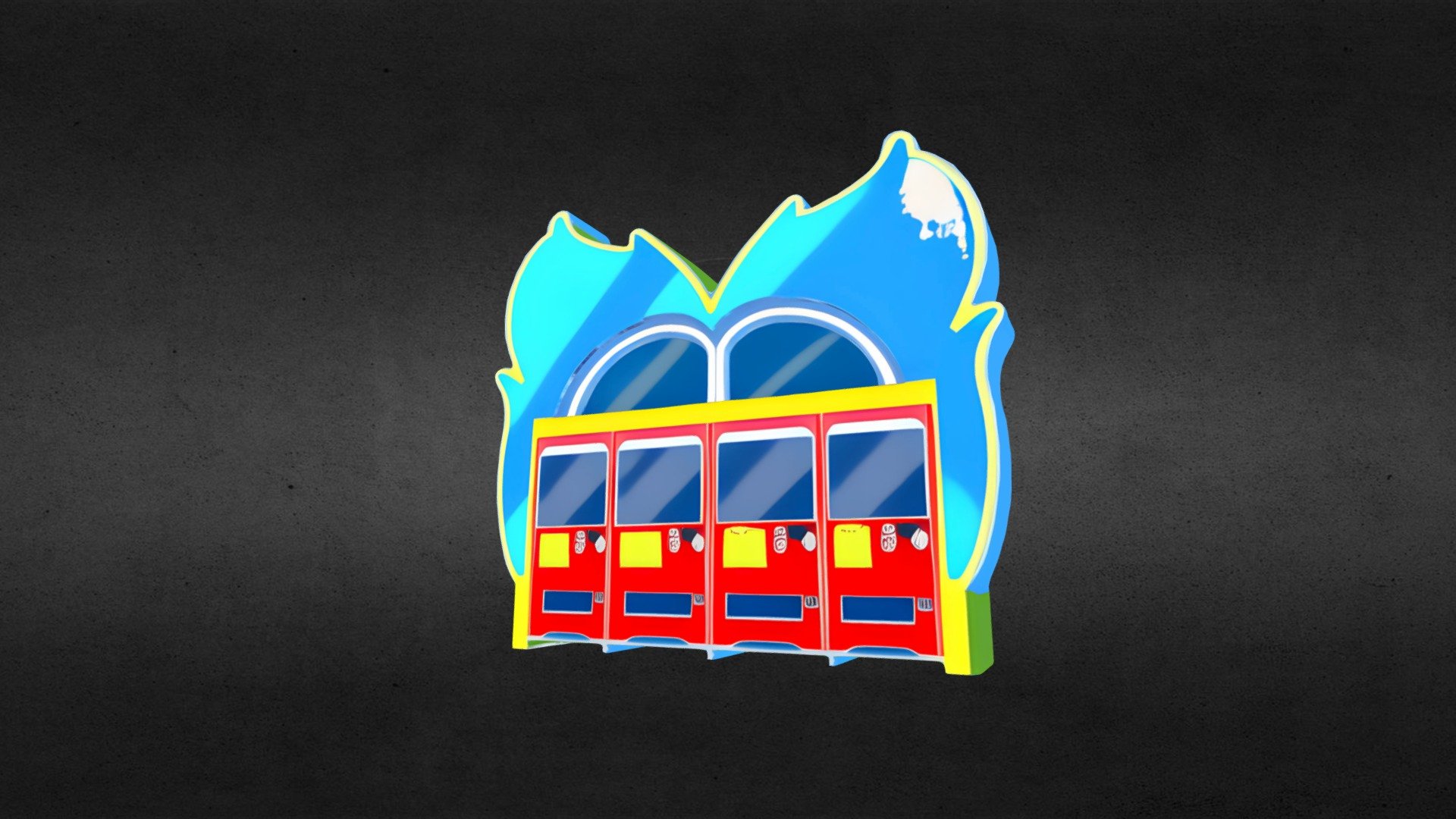 Poppy Playtime - Vending Machine Cartoon Huggy - Download Free 3D model ...