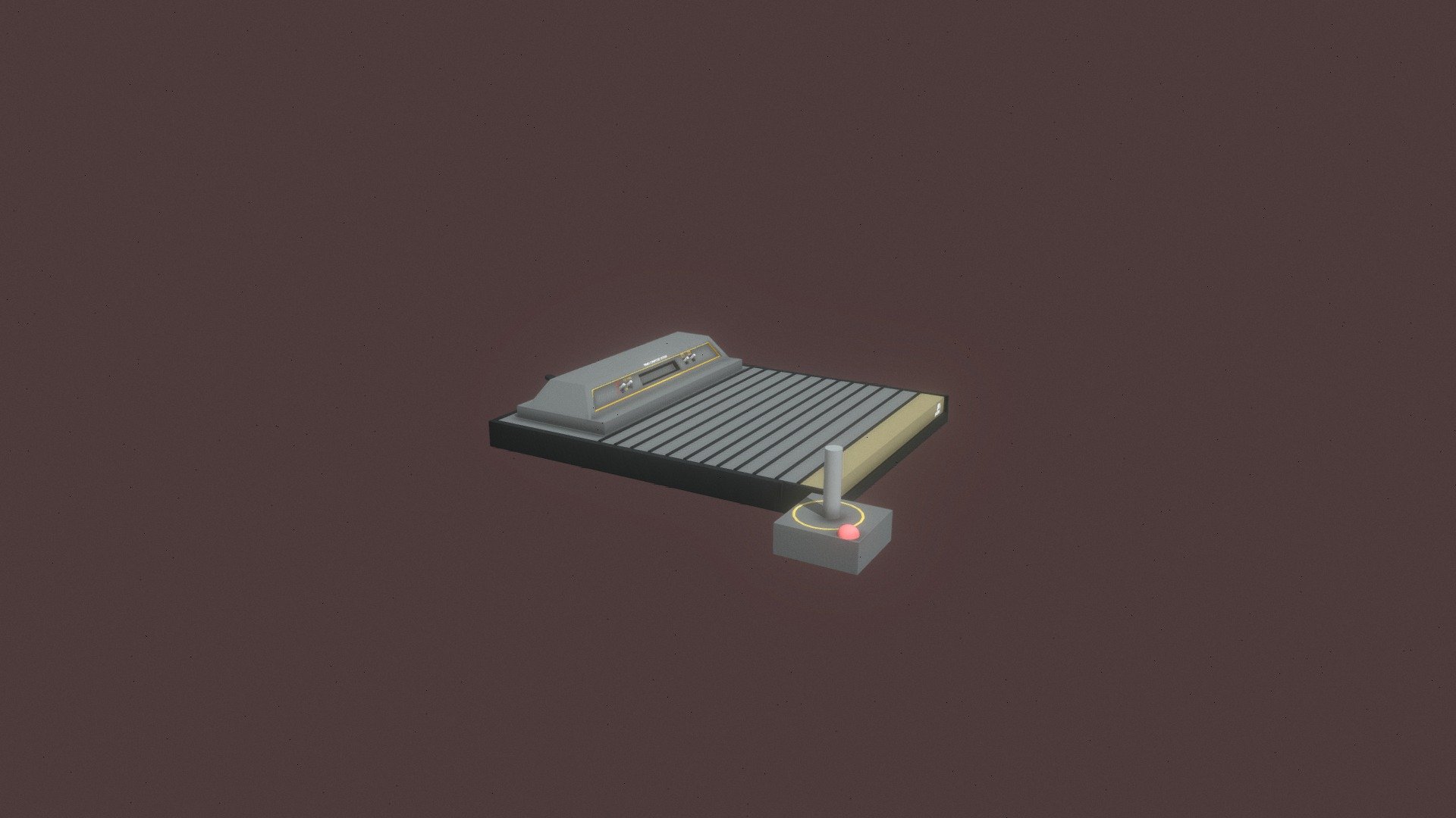 Atari - 3D model by CodiMcdowell [c74c76a] - Sketchfab