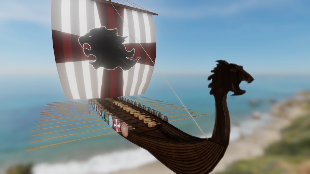 Drakkar - 3D model by edouard.angebault [c74c933] - Sketchfab