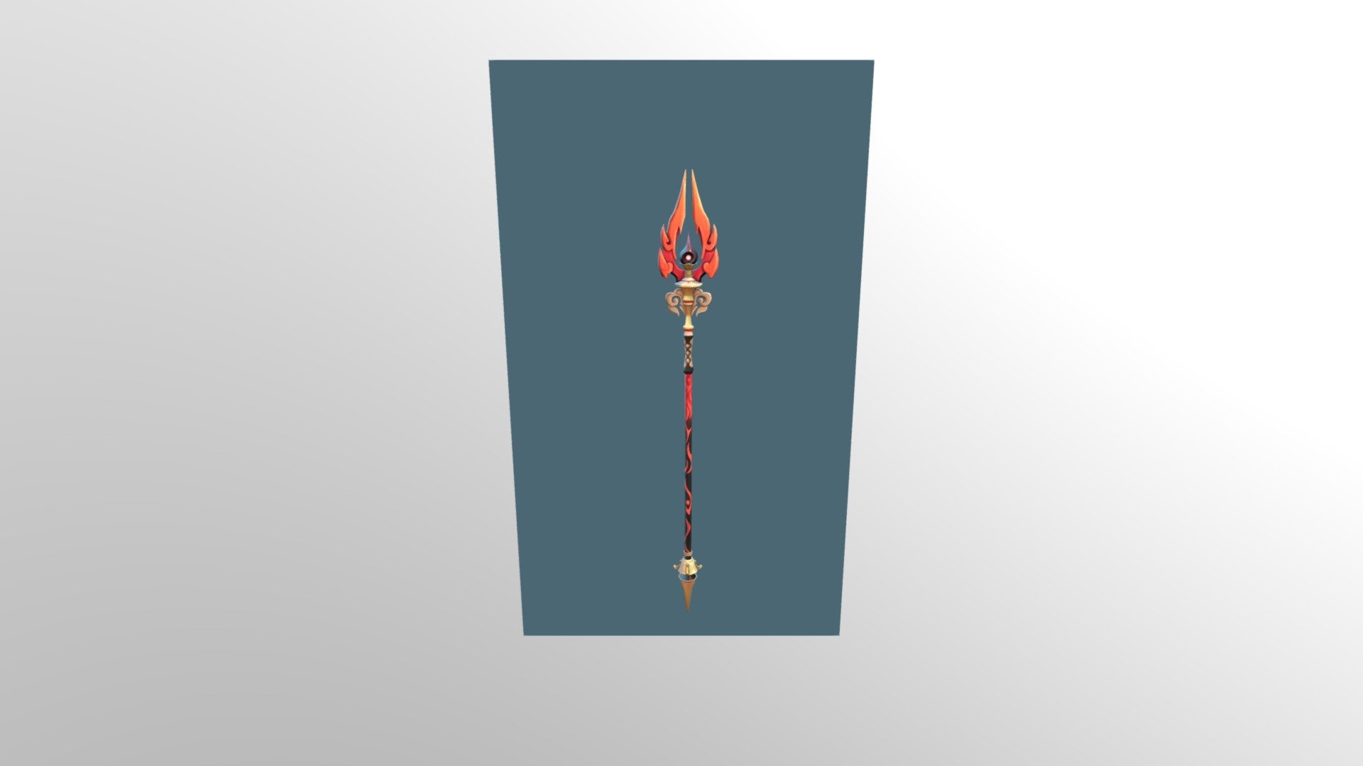 Genshin Impact - Staff Of Homa Fanart - 3D model by Yuki Raito ... Genshin Impact - Staff Of Homa Fanart - 3D model by Yuki Raito ...