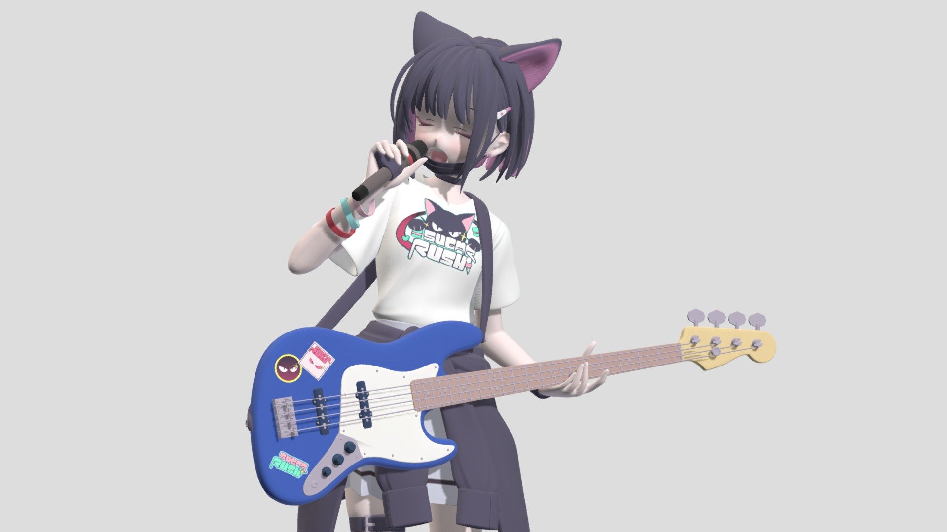 Kyouyama Kazusa (Blue Archive) - 3D model by Dr.Dong (@ndoo30858) [c74e343] - Sketchfab