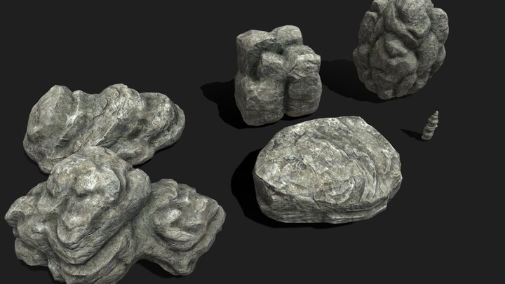 Stones 3D models - Sketchfab