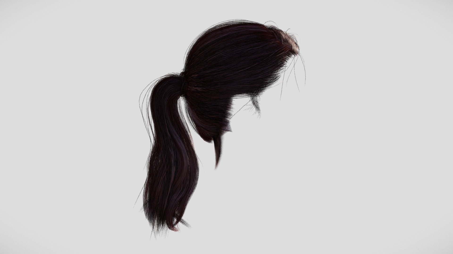 Hair Female - 020 - Buy Royalty Free 3D model by Scanlab Photogrammetry ...