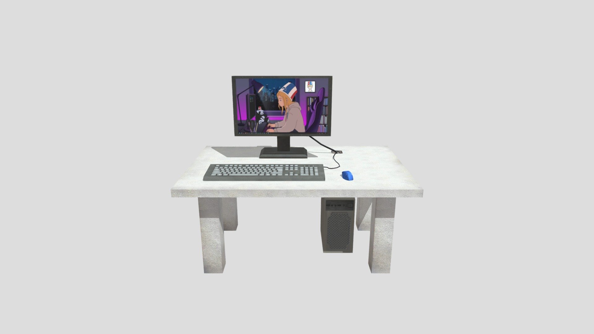 Desktop - 3D model by KingOfKarma [c75117b] - Sketchfab