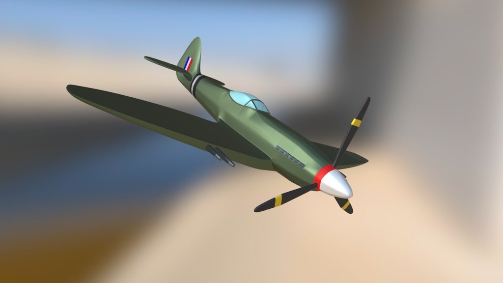 Spitfire MK II - 3D model by denis98 [c751ba6] - Sketchfab