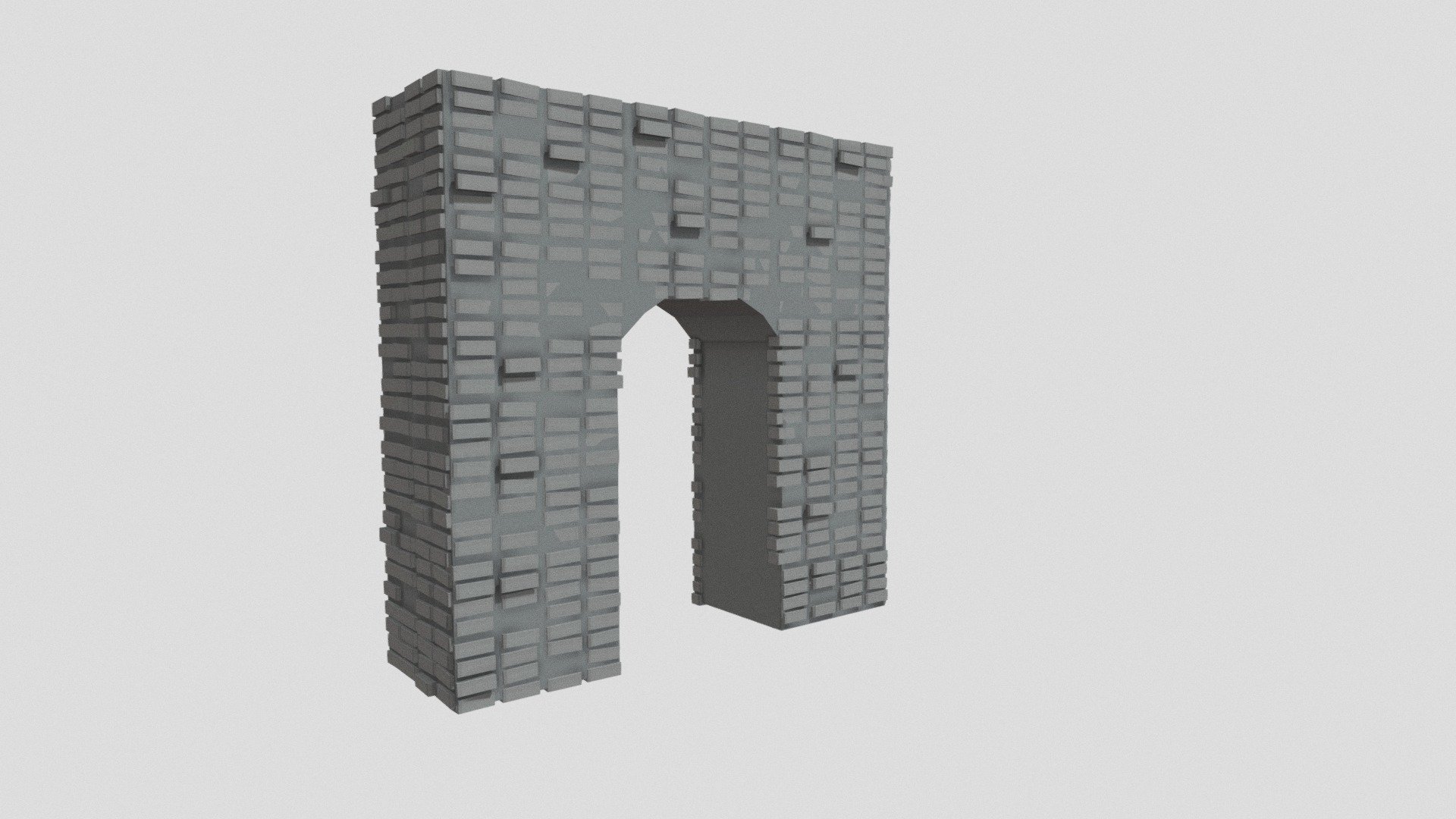 Castle Wall - 3D model by alfie112 [c753e53] - Sketchfab