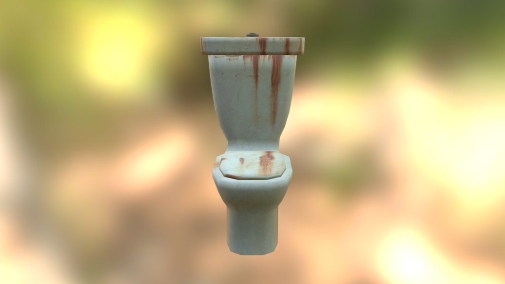 Rusty WC - 3D model by Oriol Escolar Cano (@oriolescolarcano) [c753f80 ...