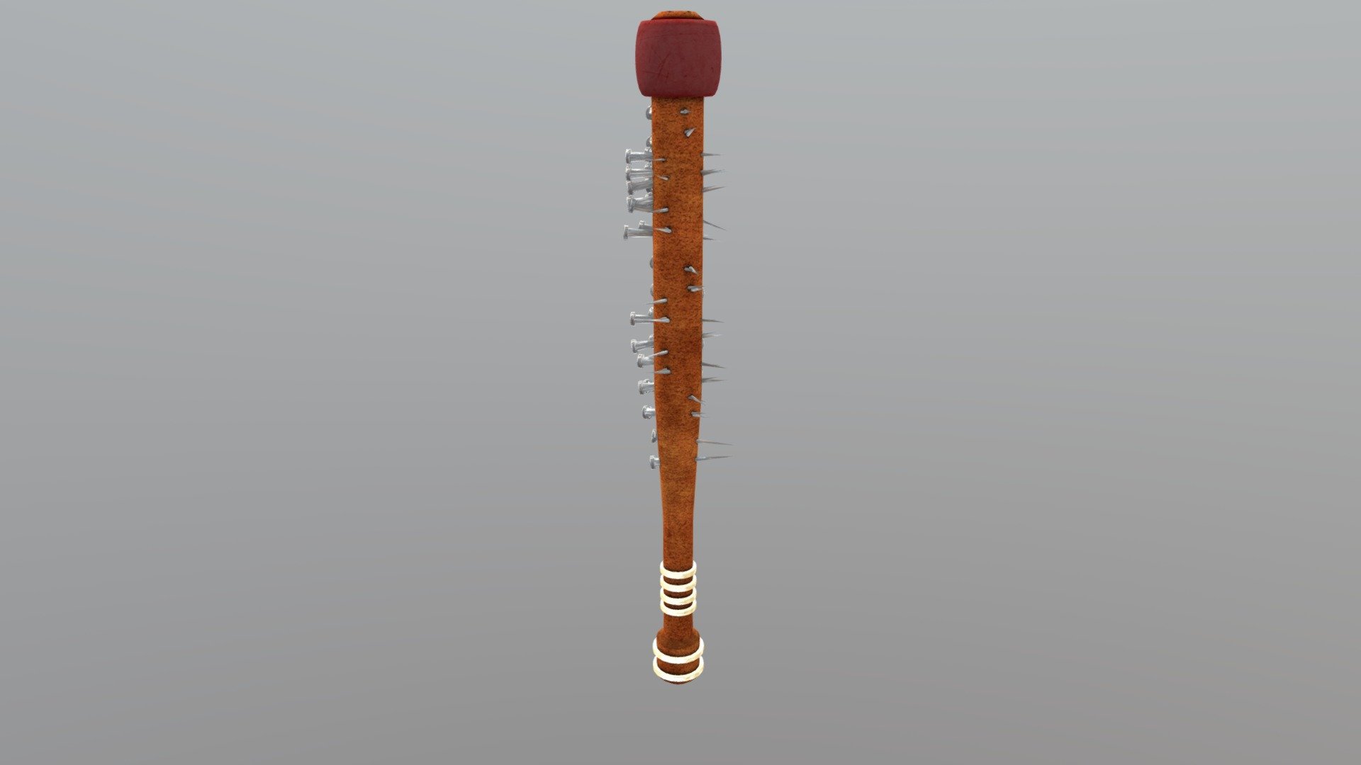 basebal bat with nails - 3D model by engulfedsnake [c75438d] - Sketchfab