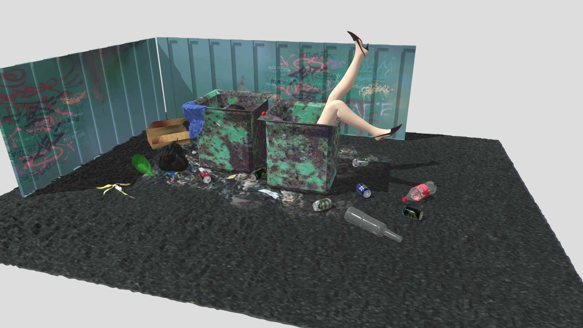Waste Area - 3D model by Spy (@mrdicktwink) [c757225] - Sketchfab