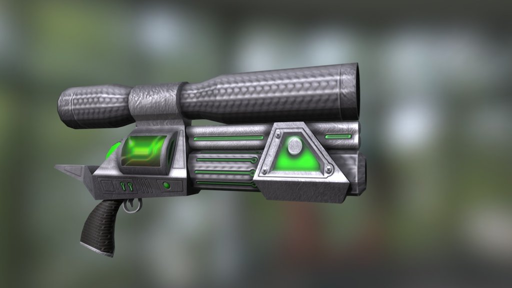 Hand Cannon - 3D model by Mauricio Machelett (@maclett) [c75a273 ...