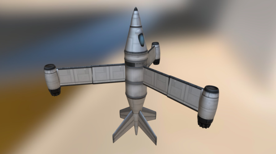 KSP Focke-Wulf Triebflügel VTOL - 3D model by Carcharoth [c75a663 ...